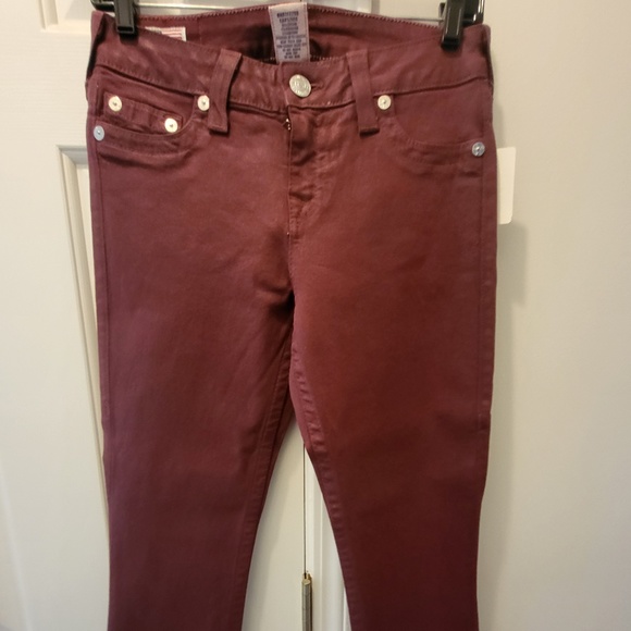 True Religion | Jeans | True Religion Maroon Jeans | Poshmark